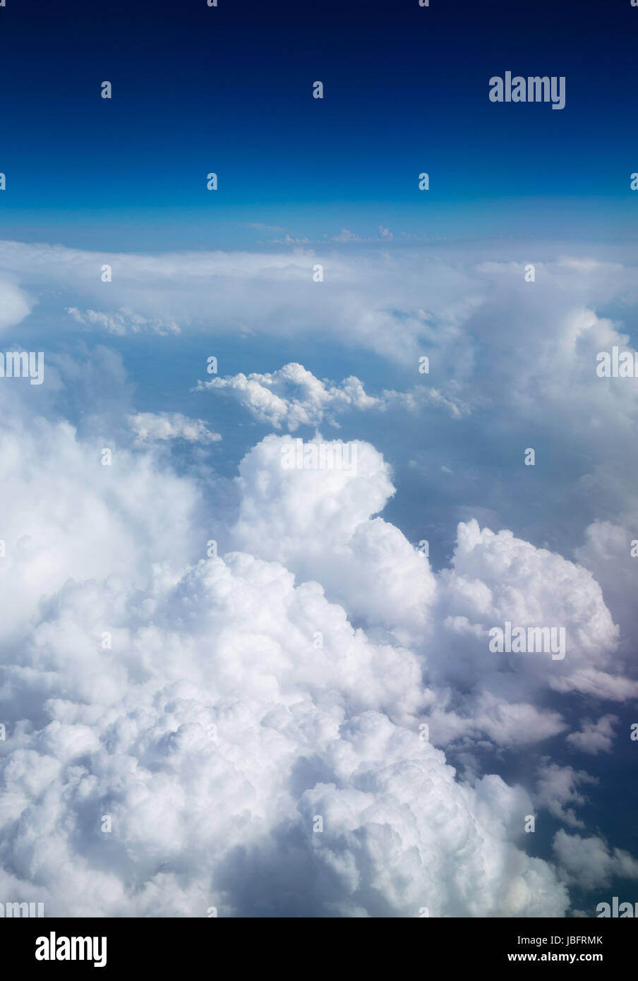 Aerial sky and clouds background Stock Photo - Alamy