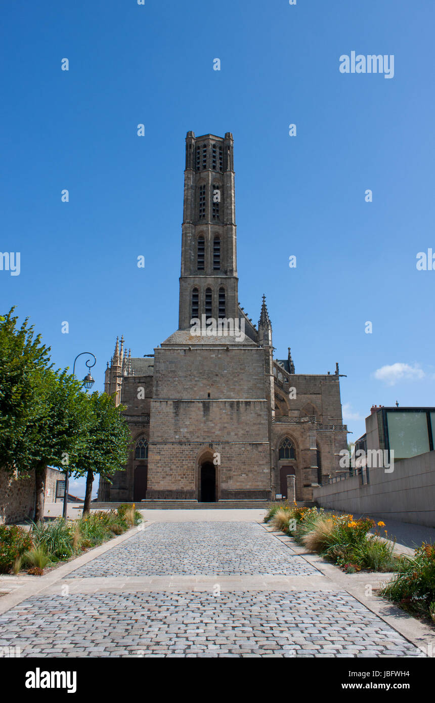 Facade of St. Etienne Cathedral of Limoges, France Stock Photo - Alamy