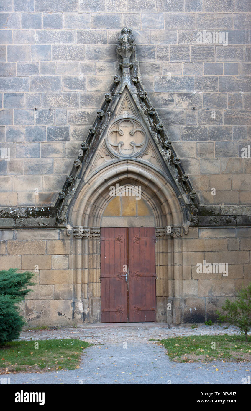 A door of St. Etienne cathedral of Limoges, France Stock Photo - Alamy