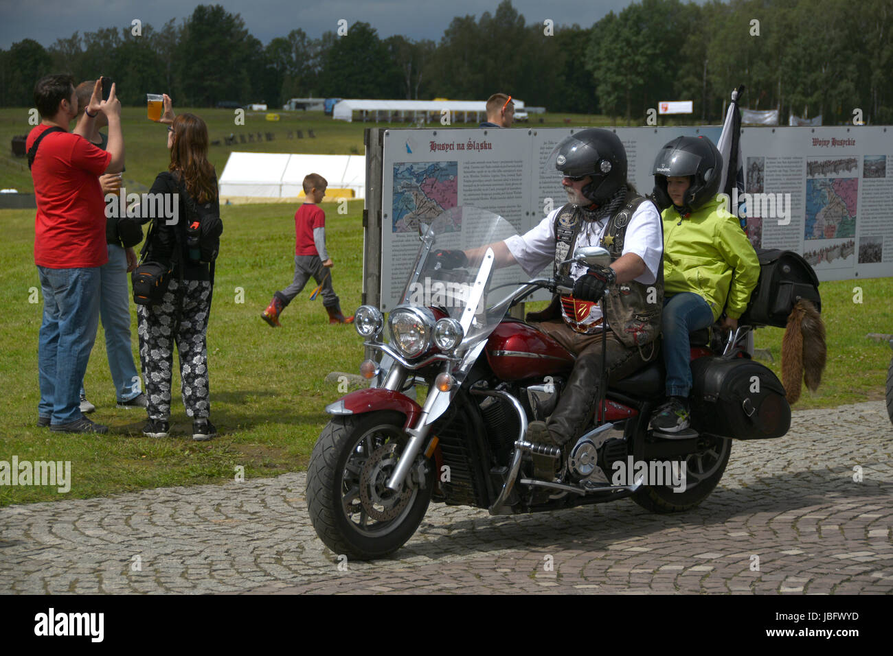 Black Harley Davidson Riders High Resolution Stock Photography and ...