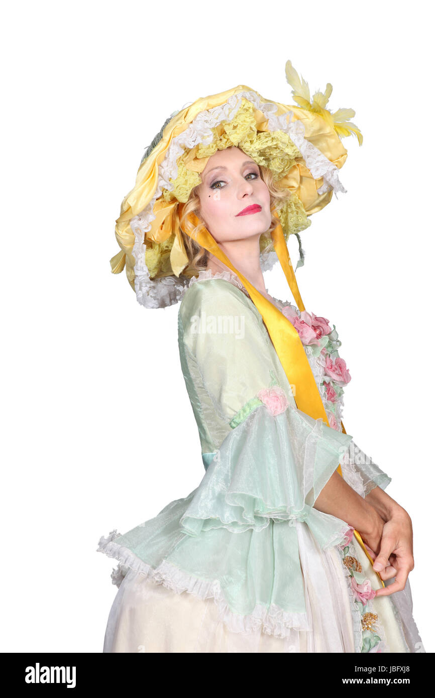 Old fashioned lady Stock Photo - Alamy