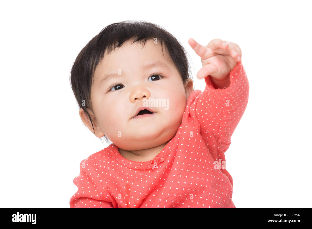 Asia baby girl finger point hi-res stock photography and images - Alamy