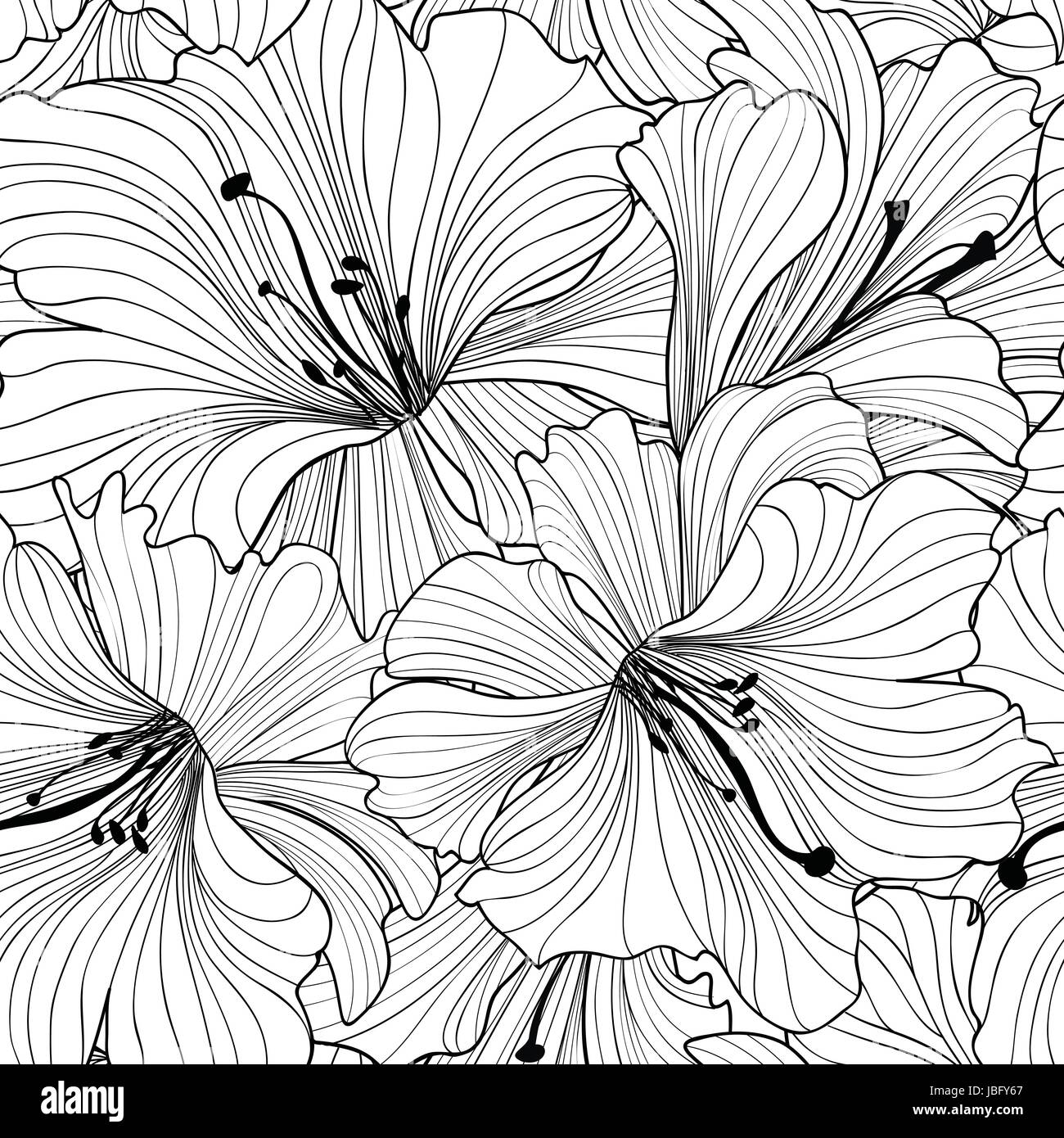 Floral seamless pattern. Flower background. Floral seamless texture ...