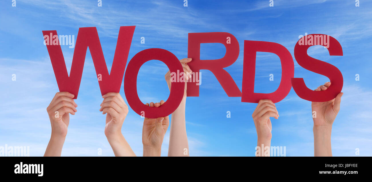 Start saying words hi-res stock photography and images - Alamy