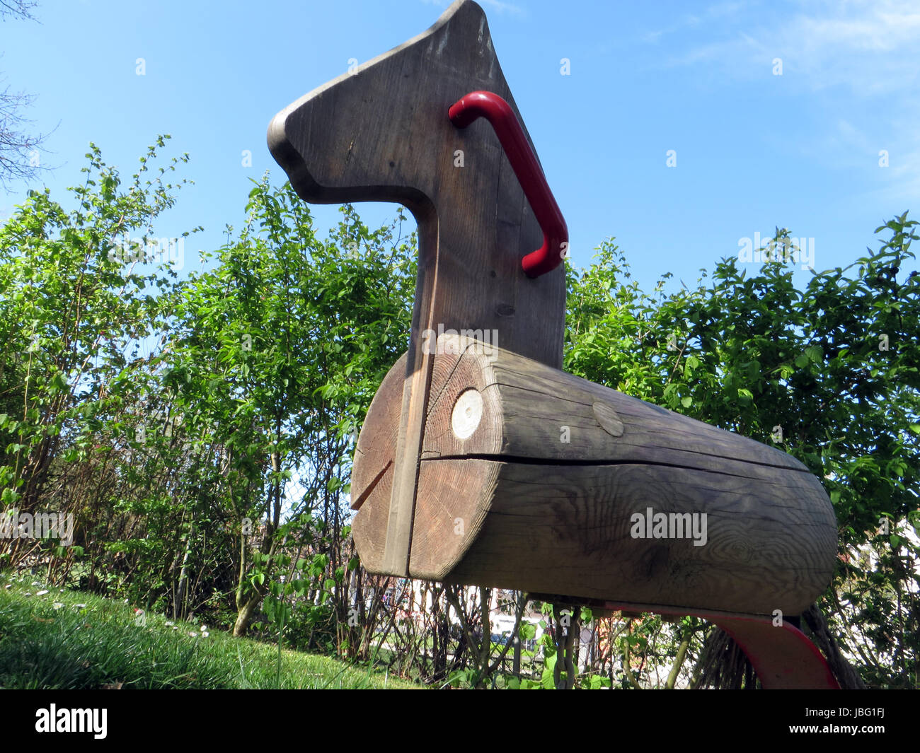 Playground horse hi-res stock photography and images - Alamy