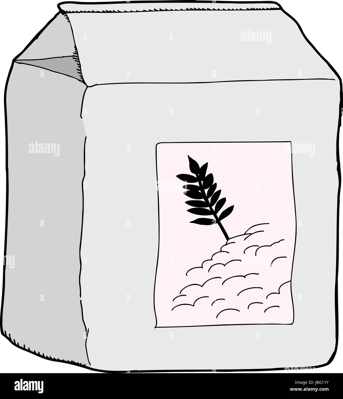 Cartoon Flour Drawing