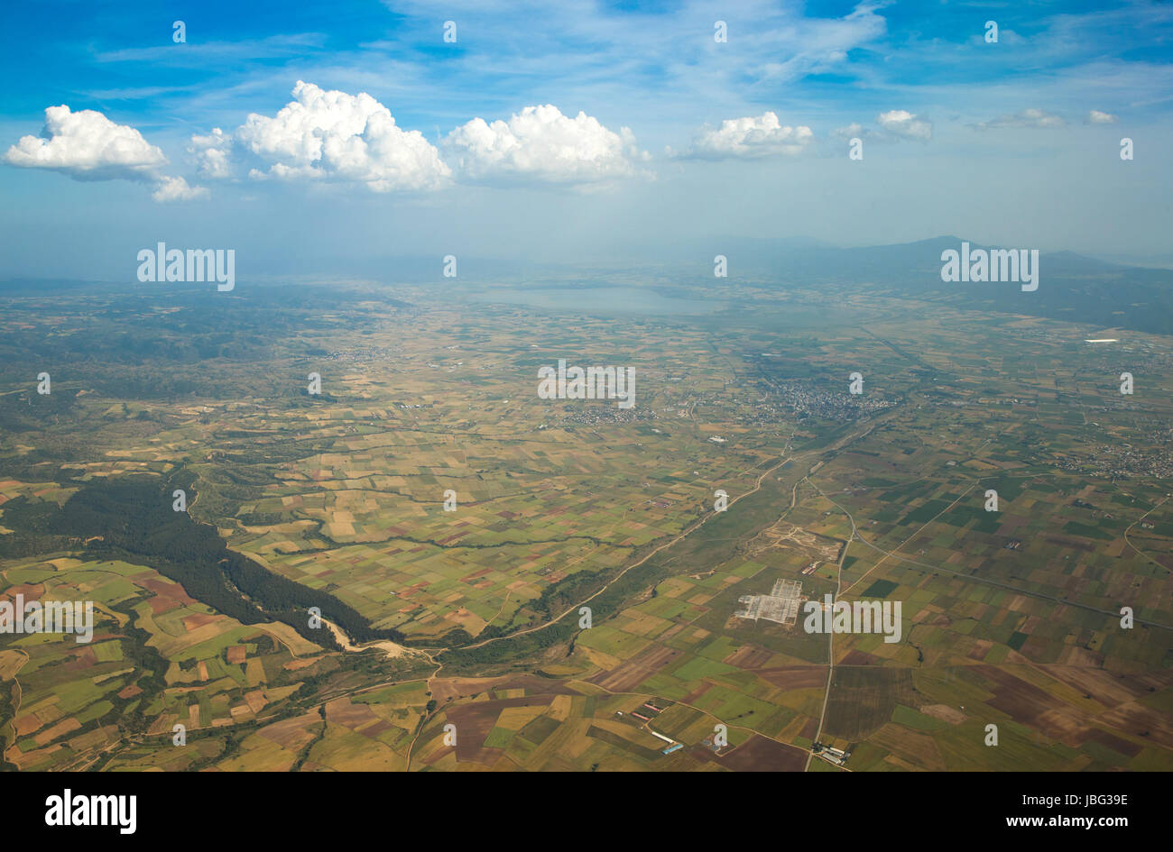 Aerial sky and clouds background Stock Photo - Alamy