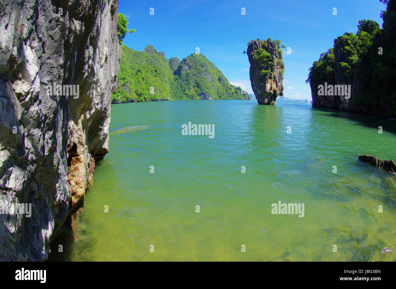 james bond island in thailand, ko tapu Stock Photo - Alamy