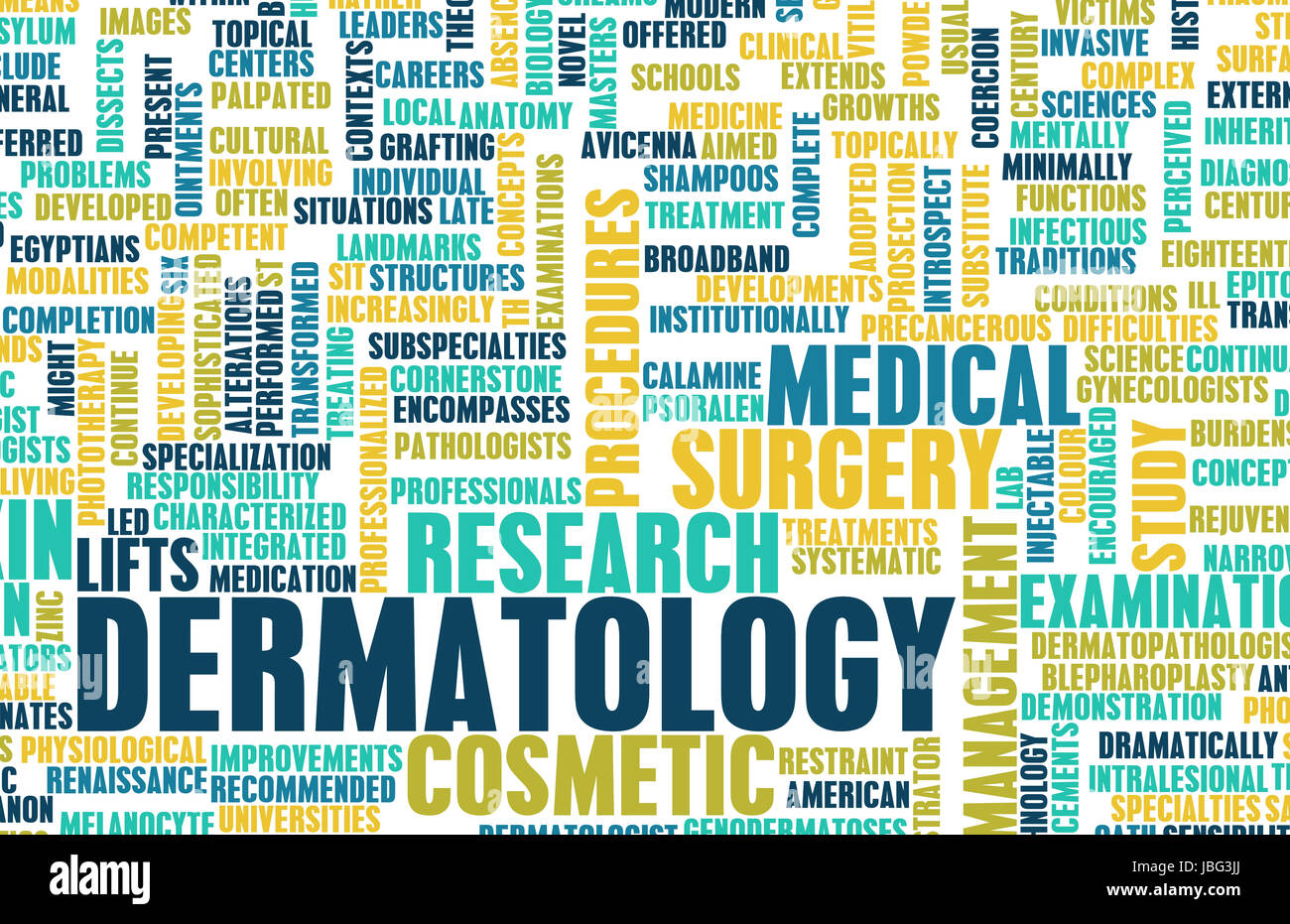 Dermatology Medical Study of Skin and Diseases Stock Photo - Alamy