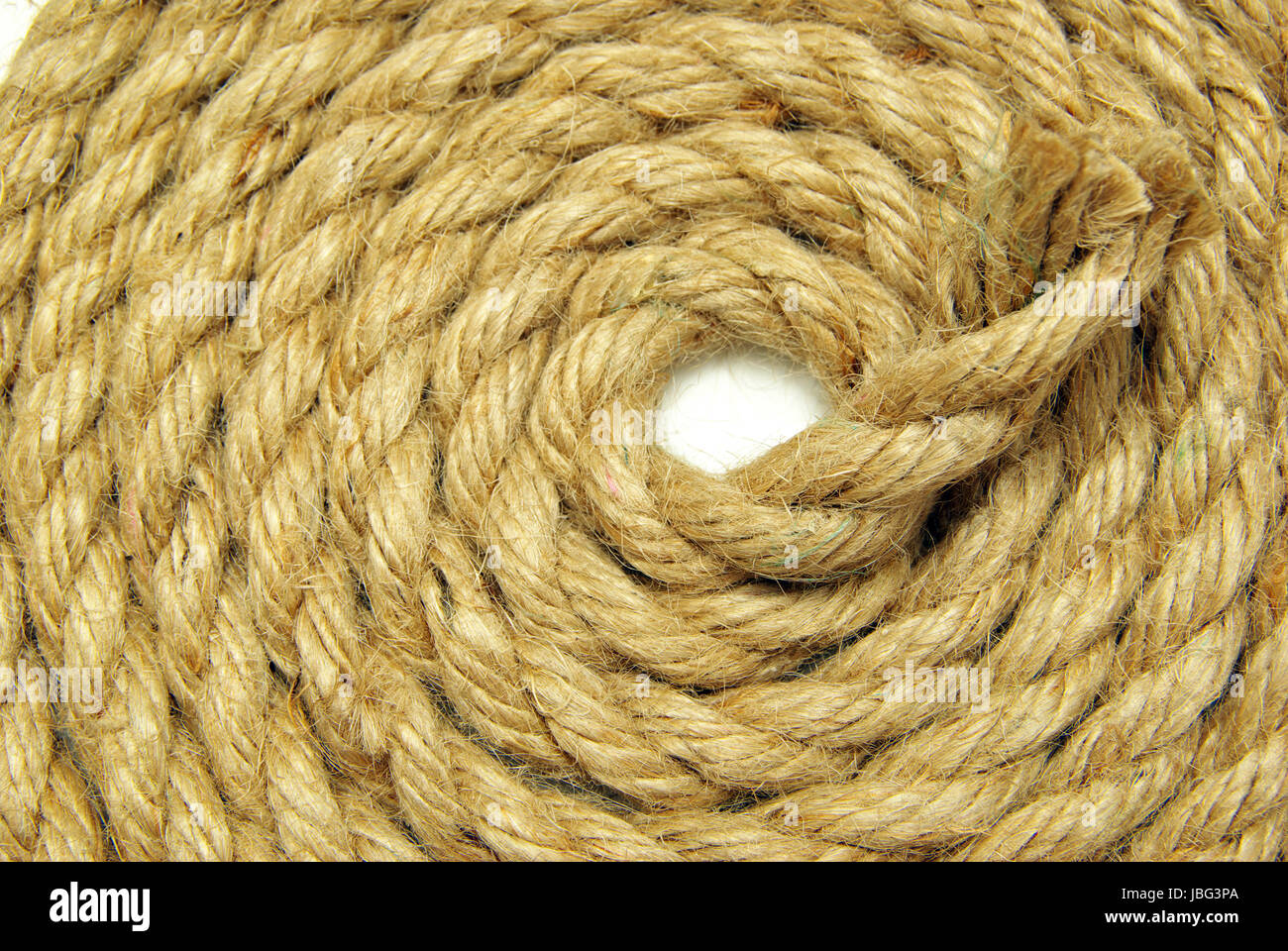 rope isolated on a white background Stock Photo - Alamy