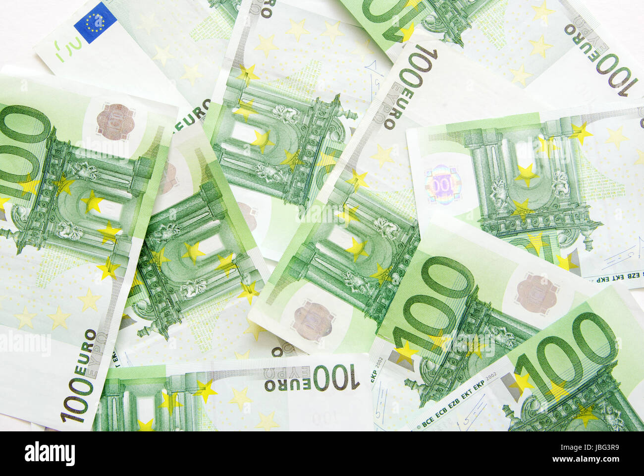 finance background with stack of european banknotes Stock Photo - Alamy