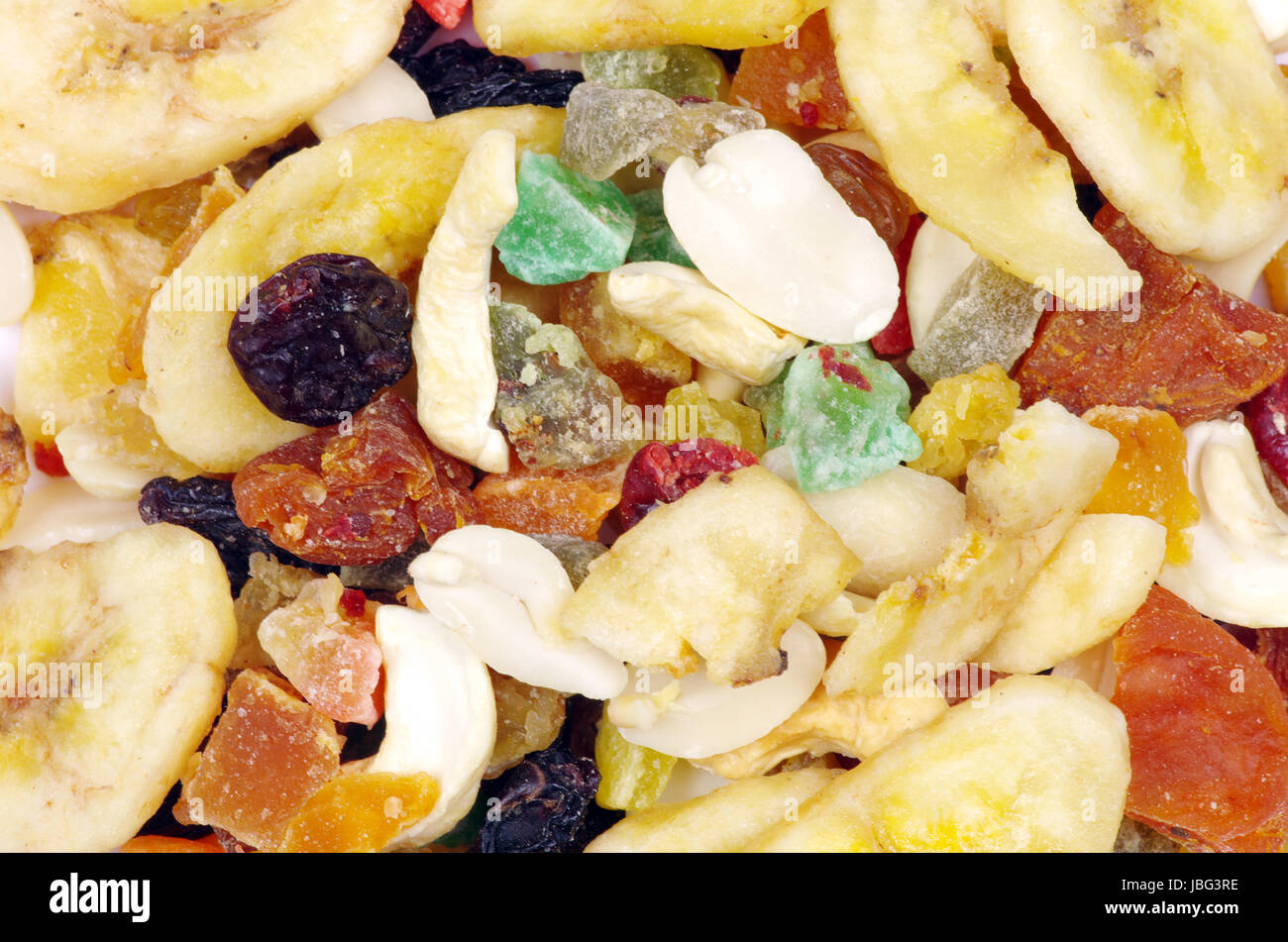 mix dried fruits collection on white Stock Photo - Alamy