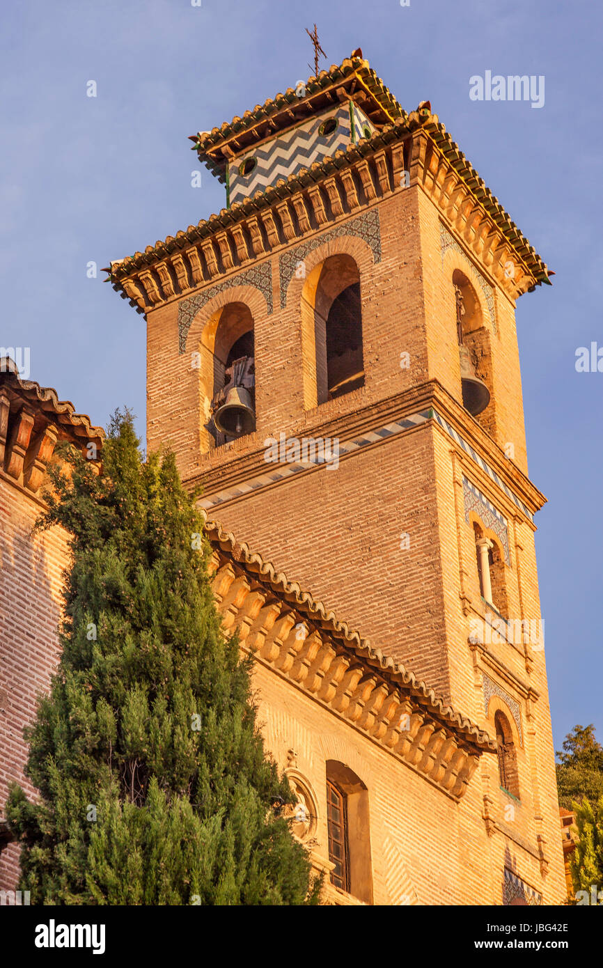 Church of Santa Anna Iglesia de Santa Anna Granada Andalusia Spain ...