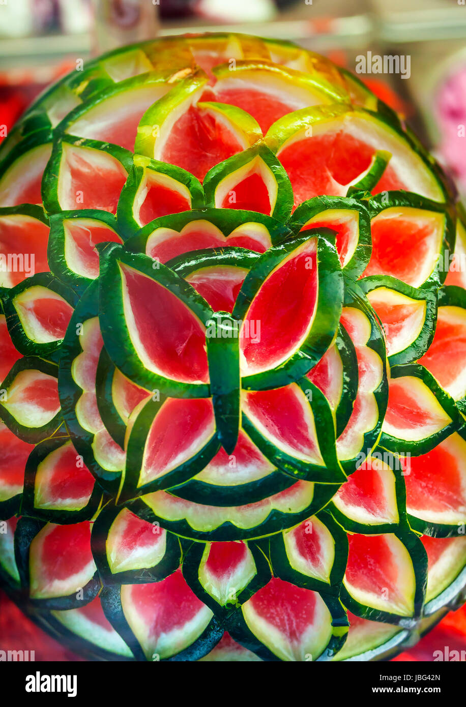 Simple Watermelon Carving Designs