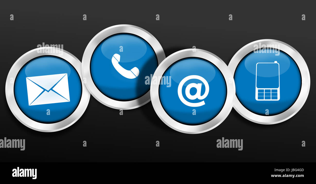 Contact Us Creative Design Stock Photo - Alamy
