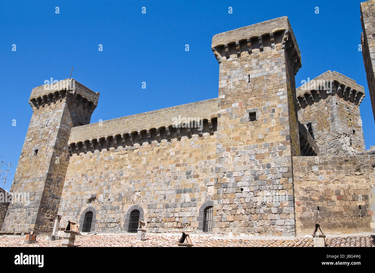 Castle of Bolsena. Lazio. Italy Stock Photo - Alamy
