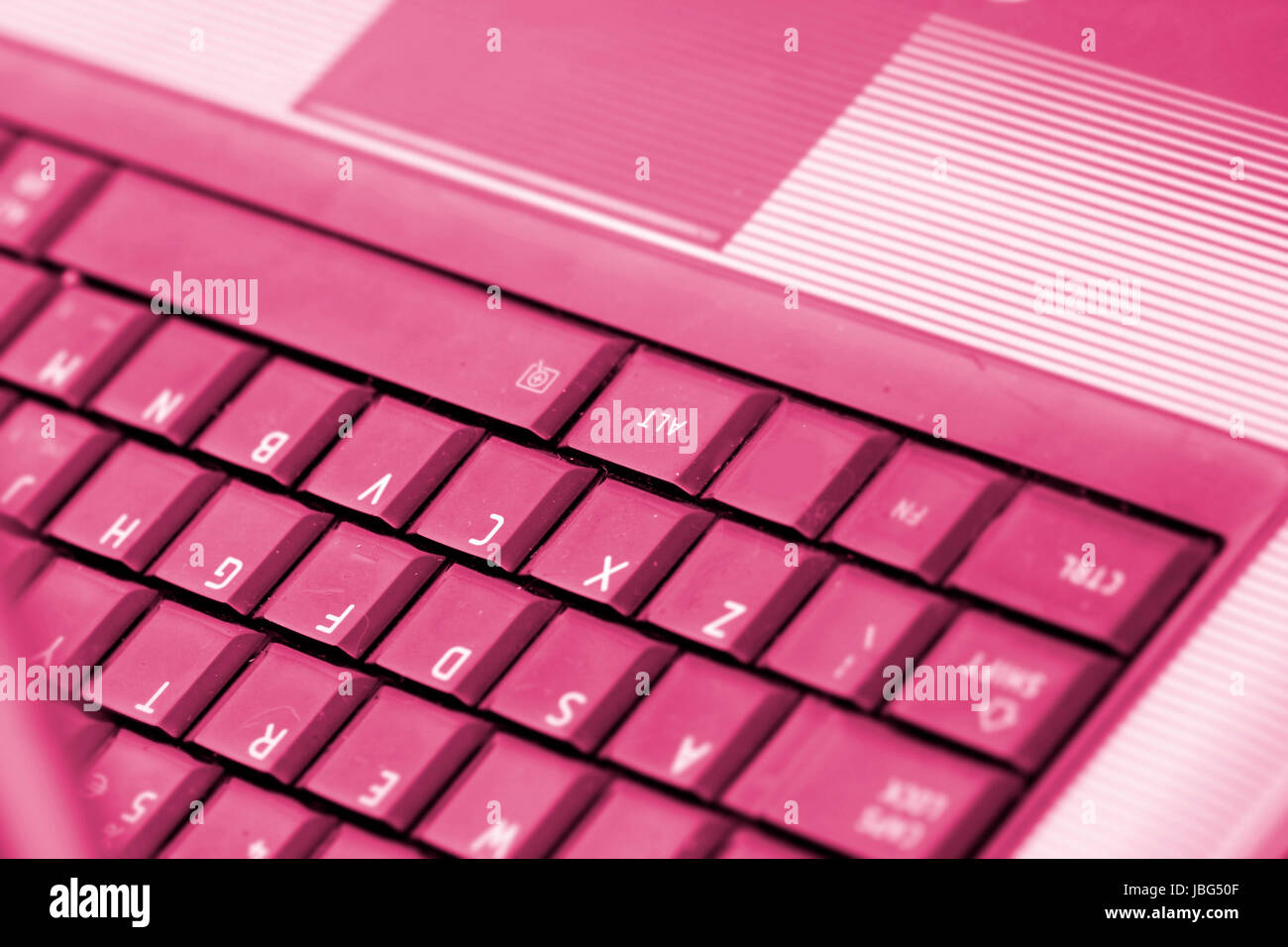 Closeup of modern and stylish laptop Stock Photo - Alamy