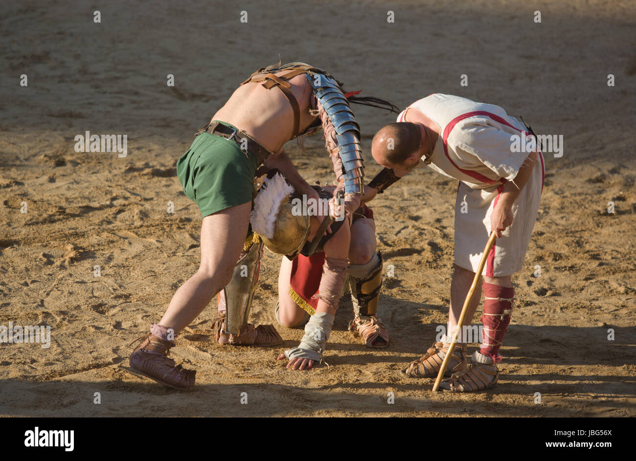 Gladiators fight death hi-res stock photography and images - Alamy