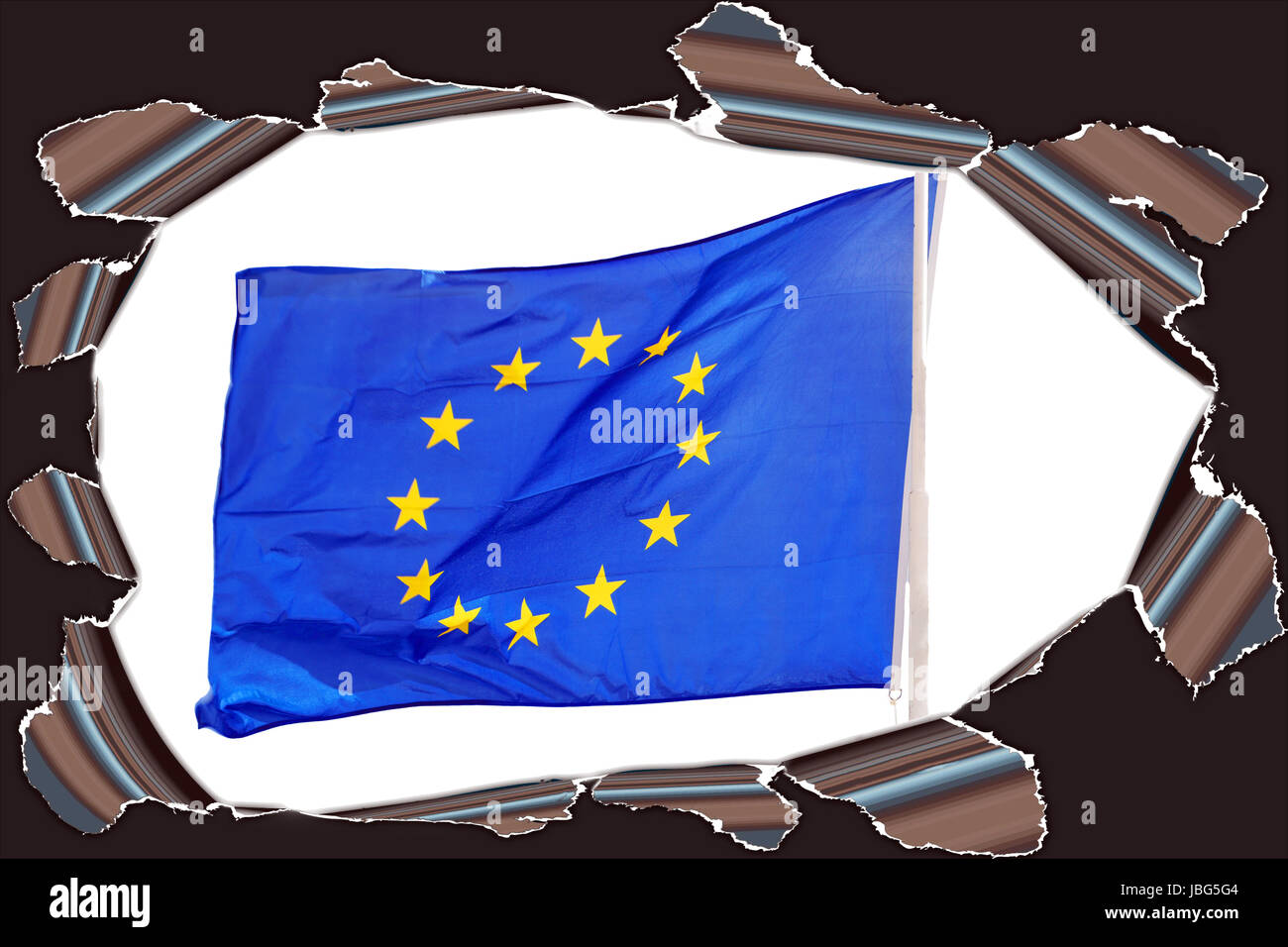 Europe Flag abstract Stock Photo - Alamy