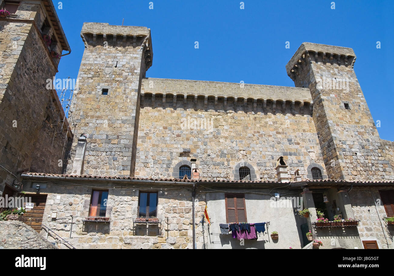 Castle of Bolsena. Lazio. Italy Stock Photo - Alamy