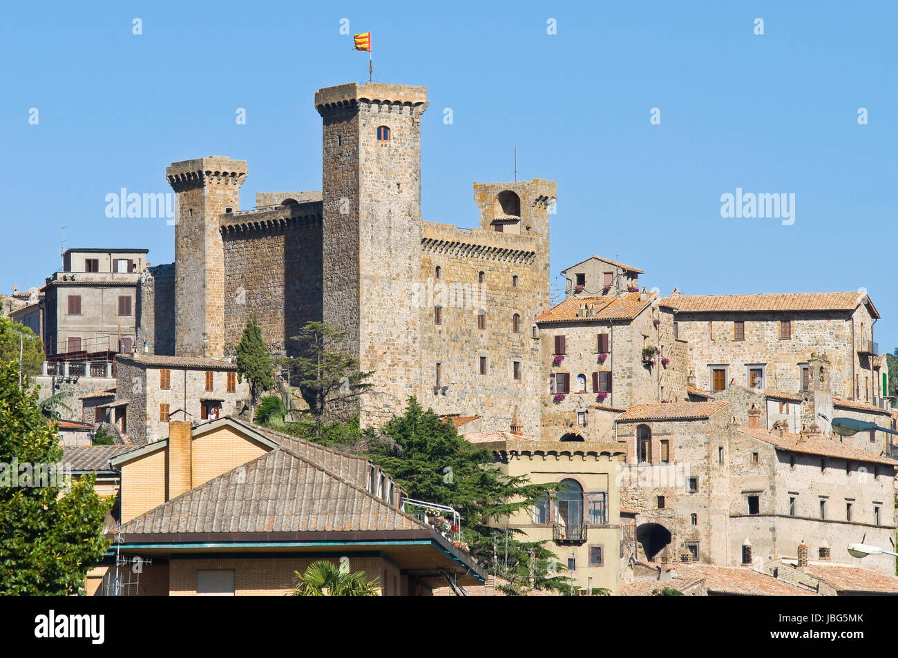 Castle of Bolsena. Lazio. Italy Stock Photo - Alamy