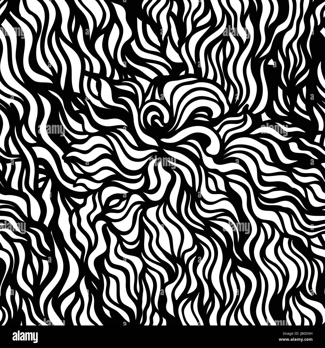 Seamless swirl pattern Black and White Stock Photos & Images - Alamy