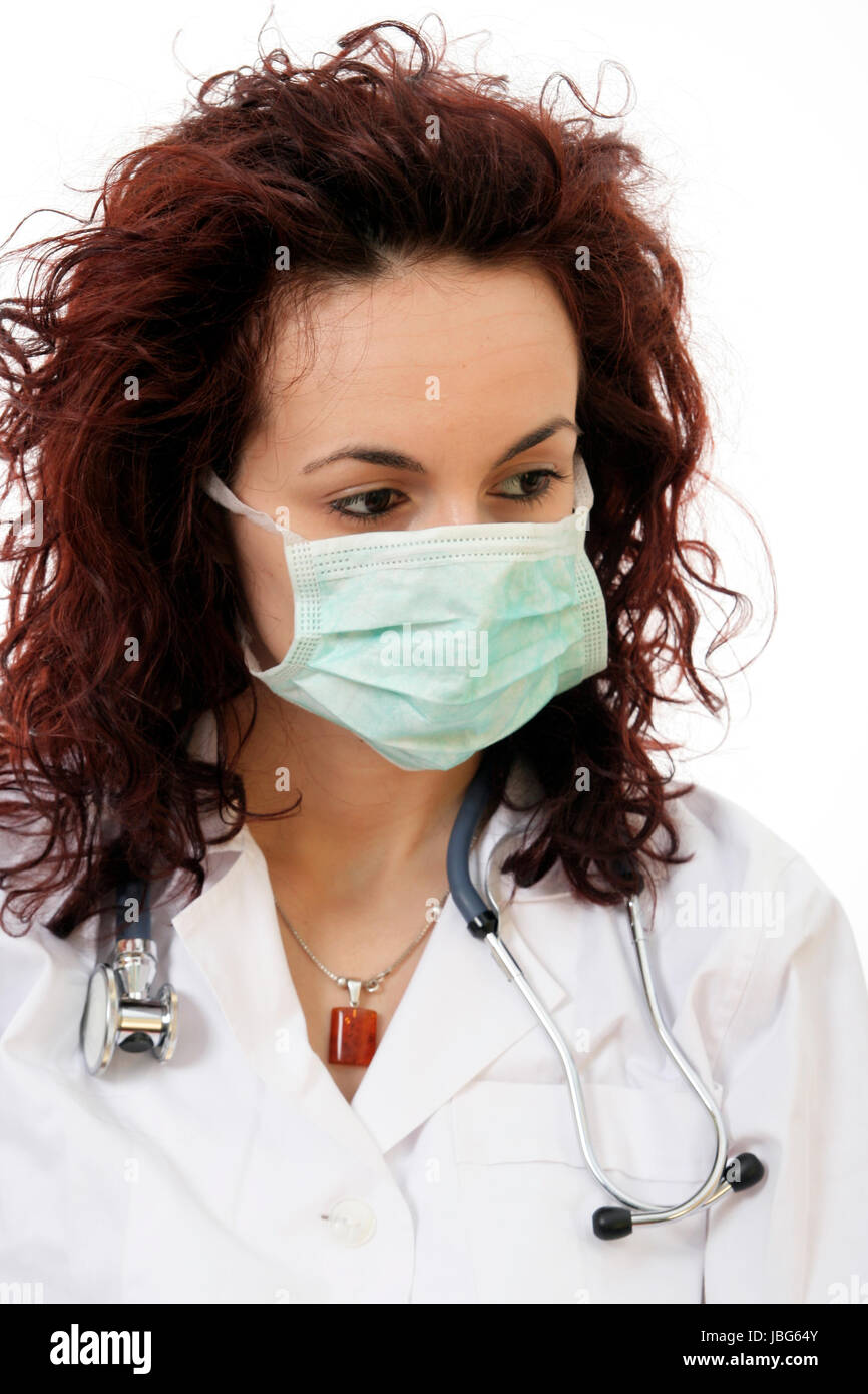 Close-up portrait of a young doctor Stock Photo - Alamy