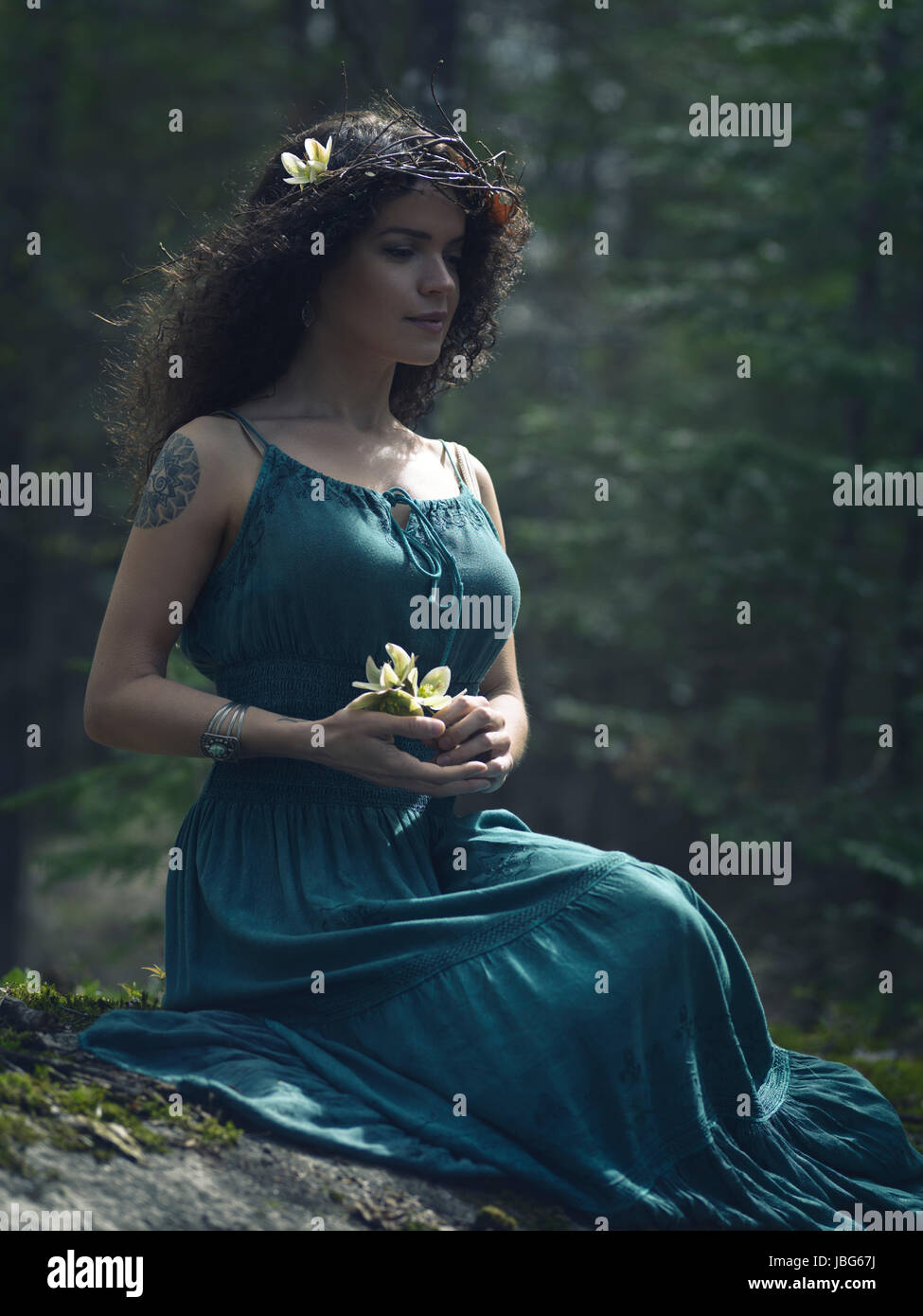 Wicca girl hi-res stock photography and images - Alamy