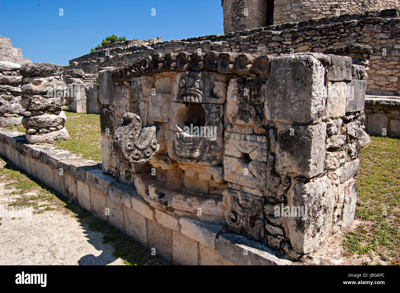 Mayan Ruins, Mayapan, Yucatan, Mexico Stock Photo - Alamy
