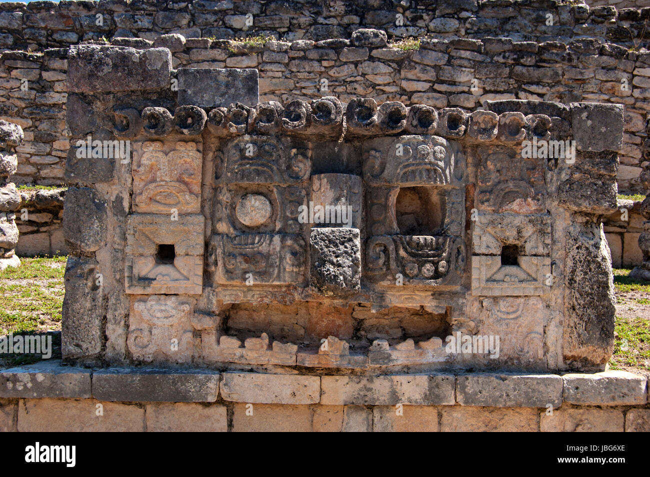 Mayan Ruins, Mayapan, Yucatan, Mexico Stock Photo - Alamy