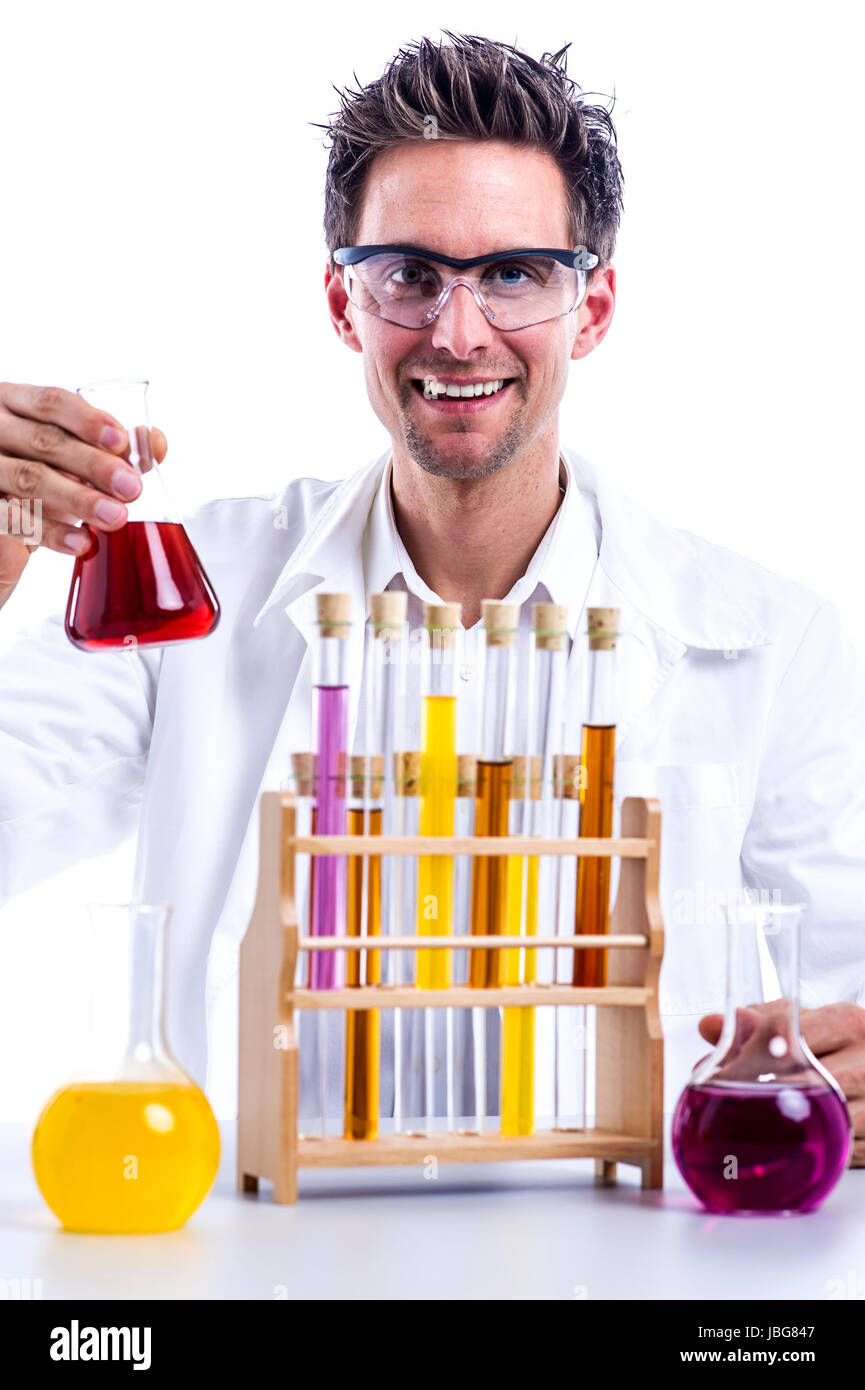 Facharbeiter im Labor Stock Photo - Alamy
