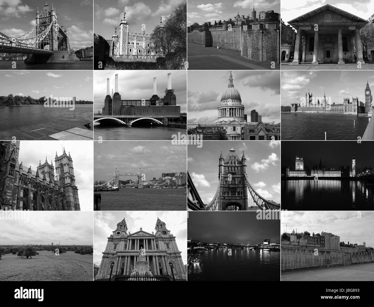Collage of landmarks of london hi-res stock photography and images - Alamy