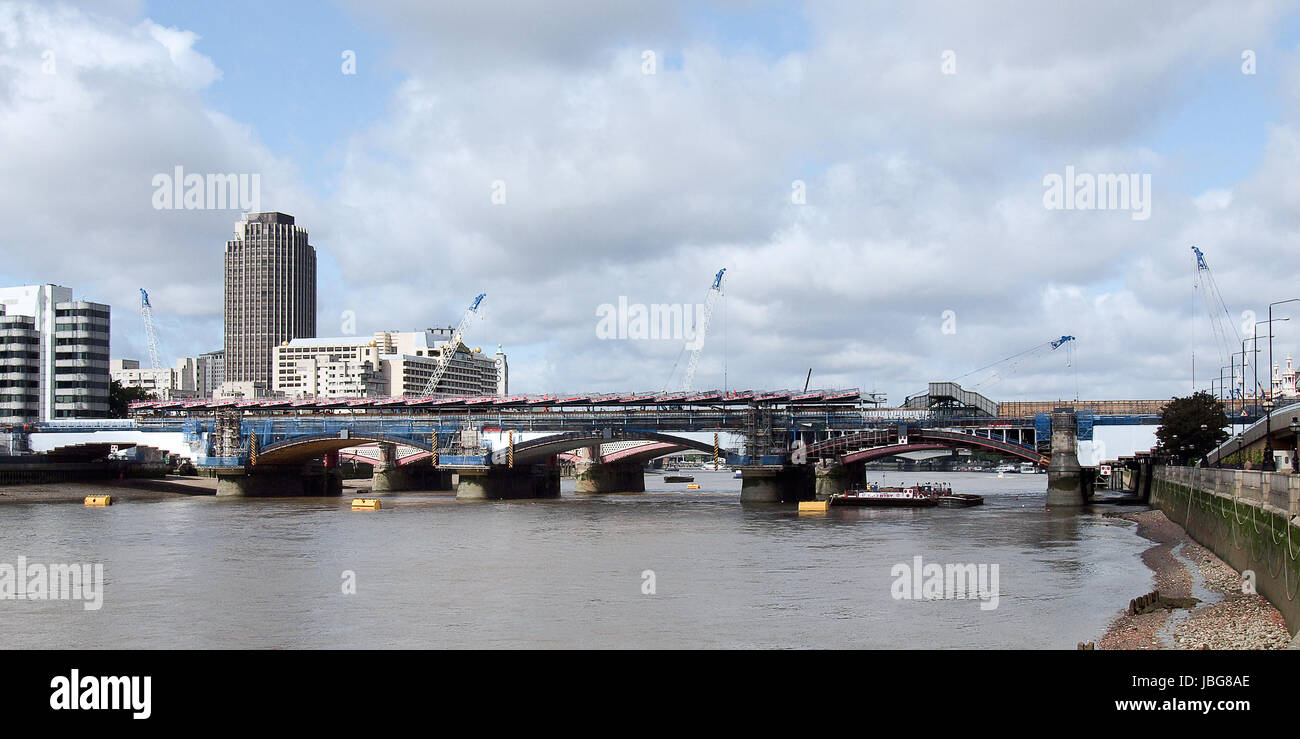 Panoramic view of River Thames London UK Stock Photo - Alamy