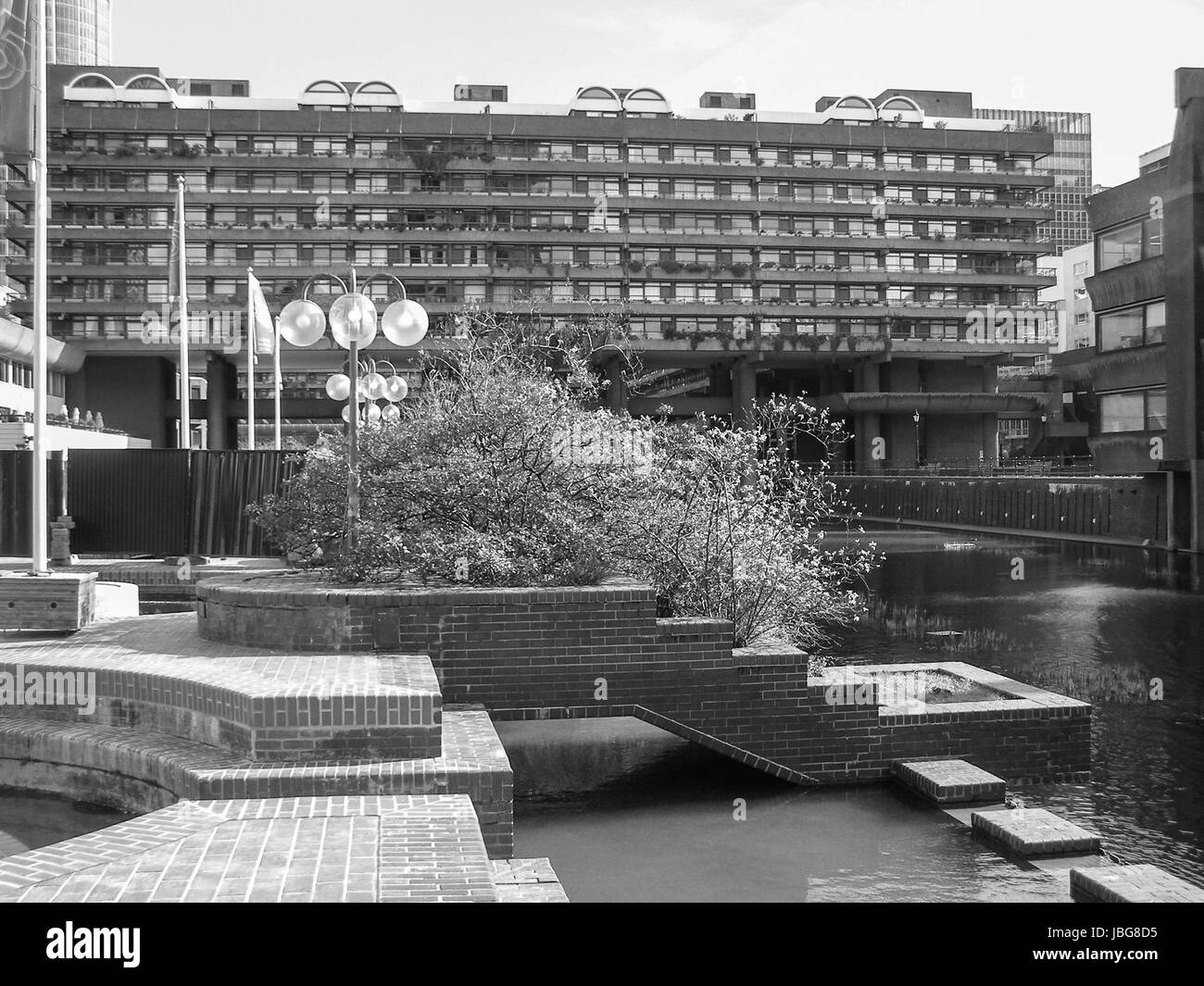 LONDON, ENGLAND, UK - MARCH 07, 2008: The Barbican Complex built in the ...