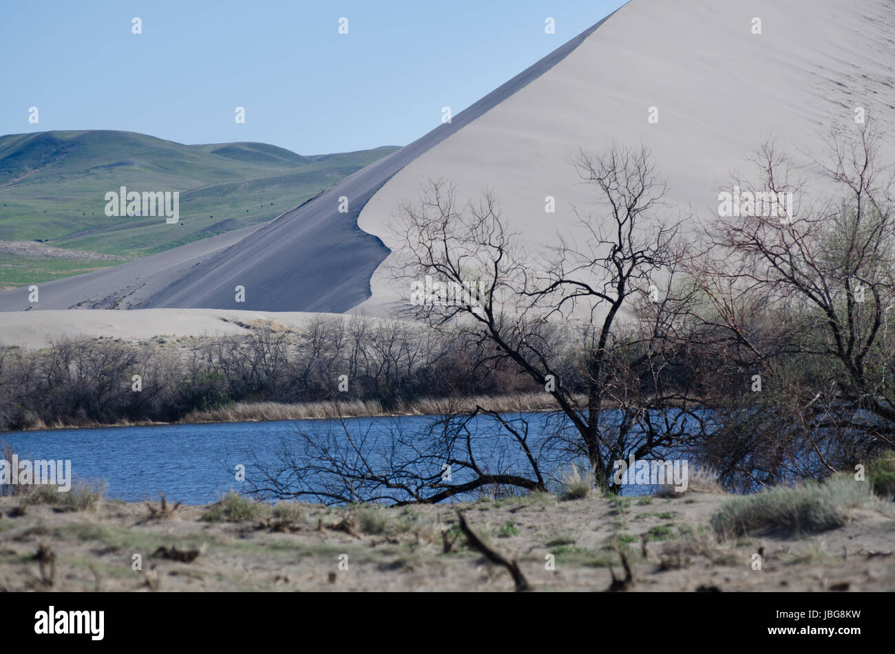 Genesis of the Rising Sand Dune Stock Photo - Alamy