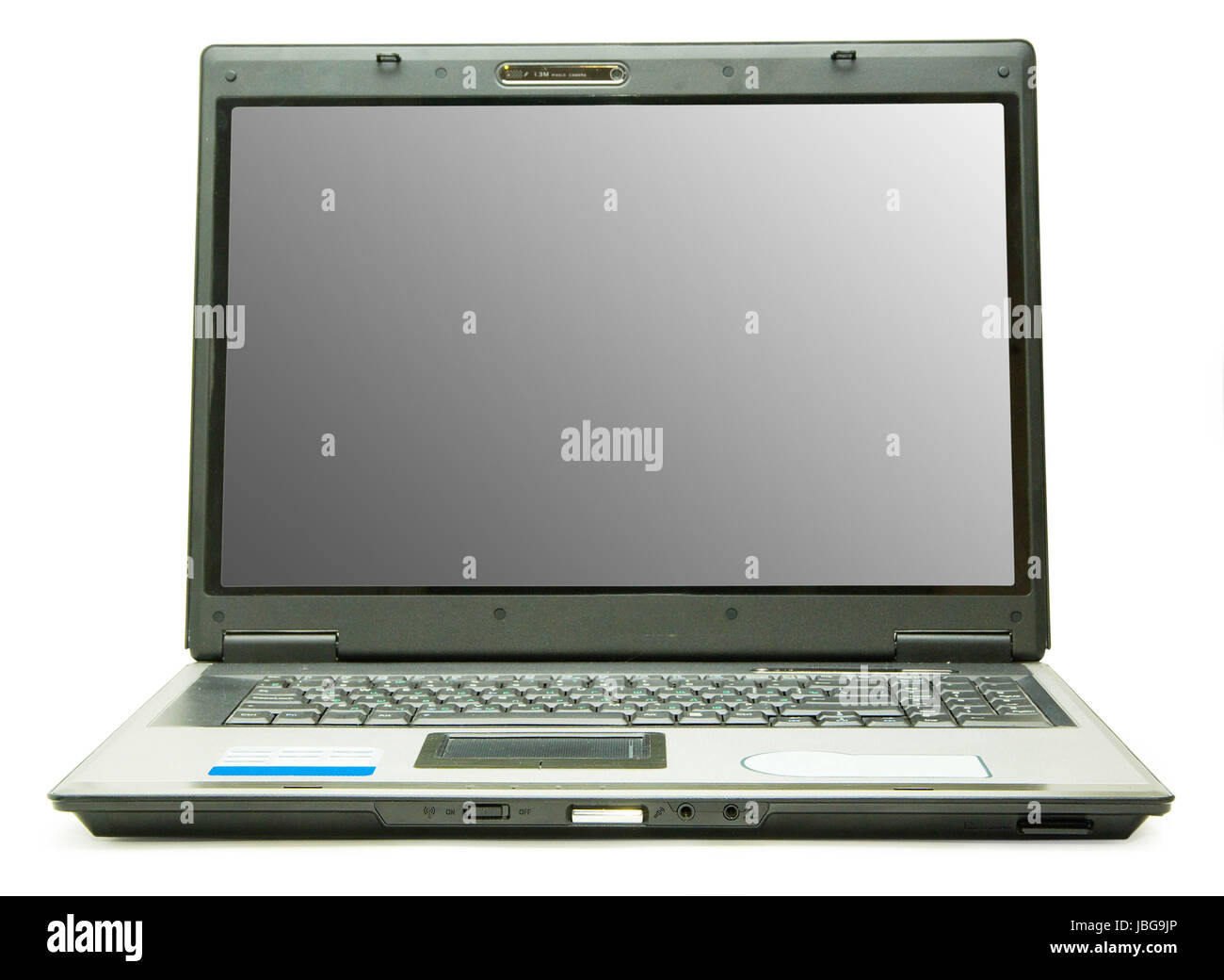 Notebook personal computer on white background Stock Photo - Alamy