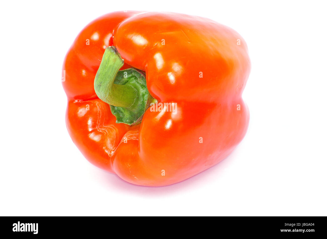 red pepper isolated on a white background Stock Photo - Alamy