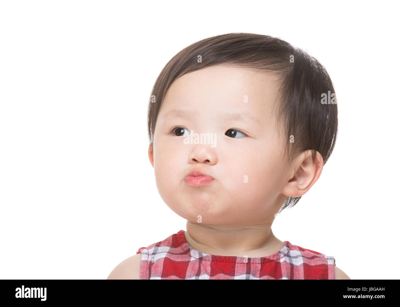 Asian baby girl pout lip hi-res stock photography and images - Alamy