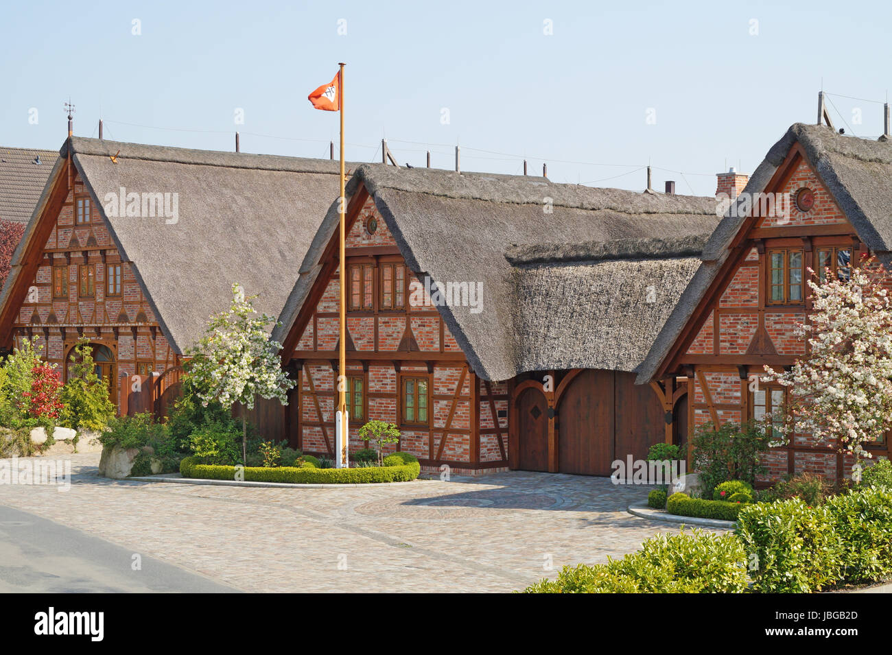 architectural style Northern Germany Stock Photo - Alamy