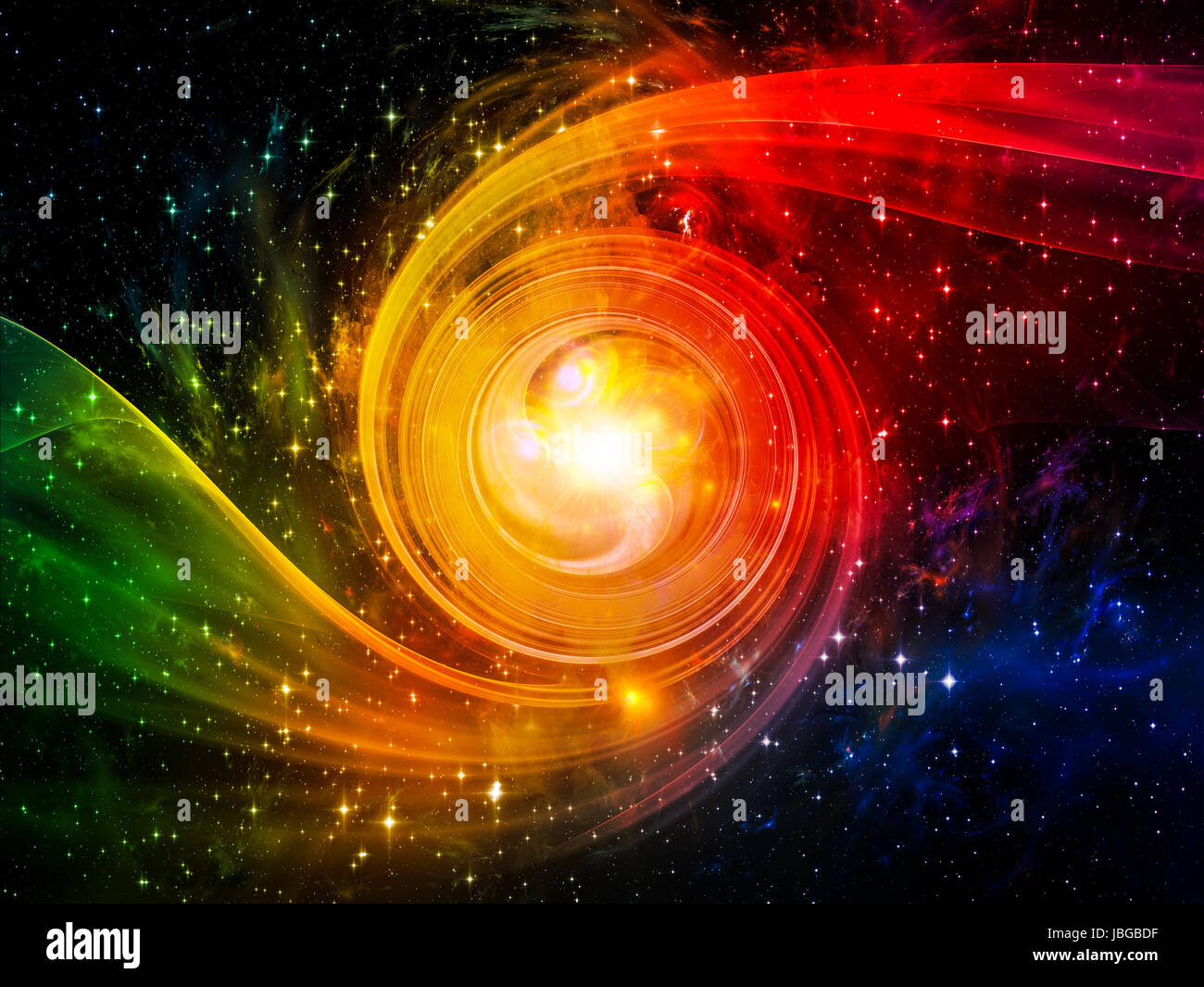 Space Vortex series. Backdrop of translucent vortex, fractal elements ...