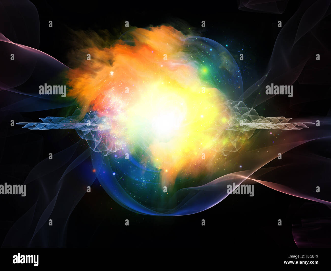 Space Vortex series. Artistic background made of translucent vortex ...