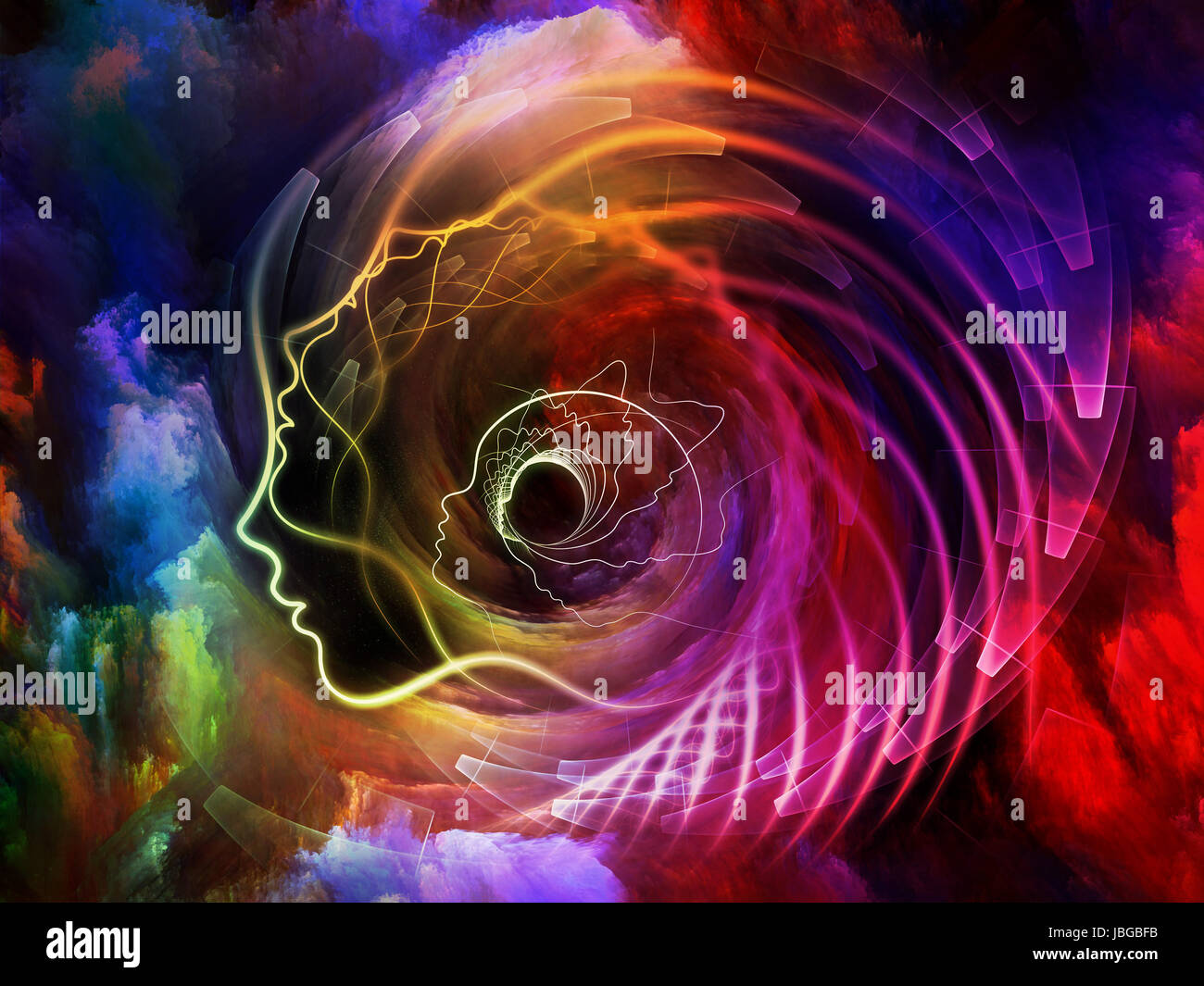 Geometry of the Soul series two. Interplay of human profile and ...