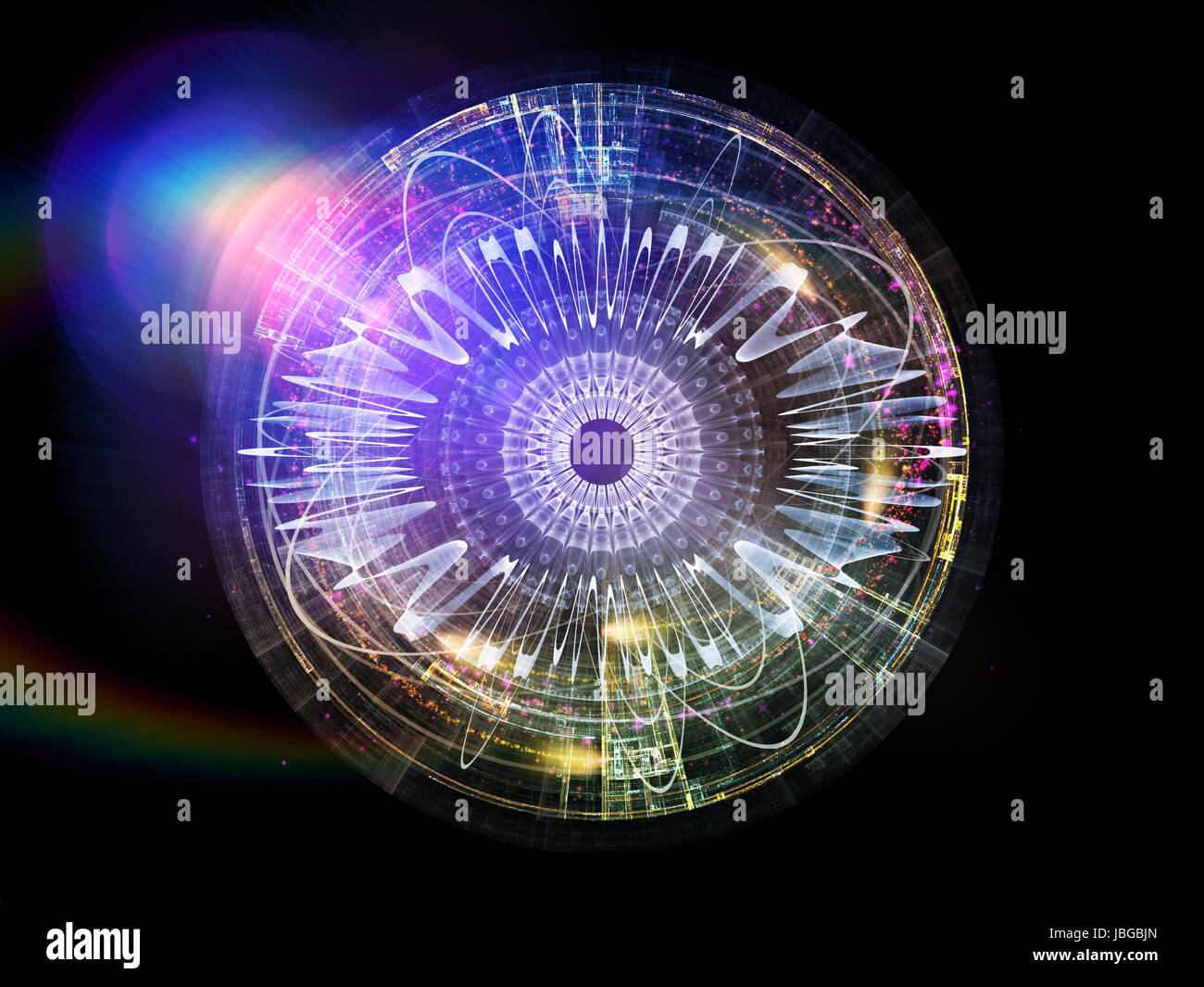 Eye Particle series. Interplay of eye shape and fractal elements on the ...