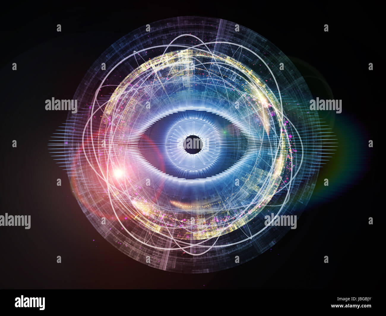 Eye Particle series. Interplay of eye shape and fractal elements on the ...