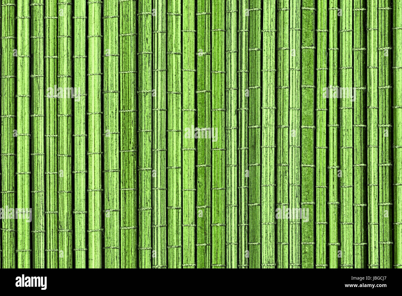 green bamboo mat as background or texture Stock Photo - Alamy