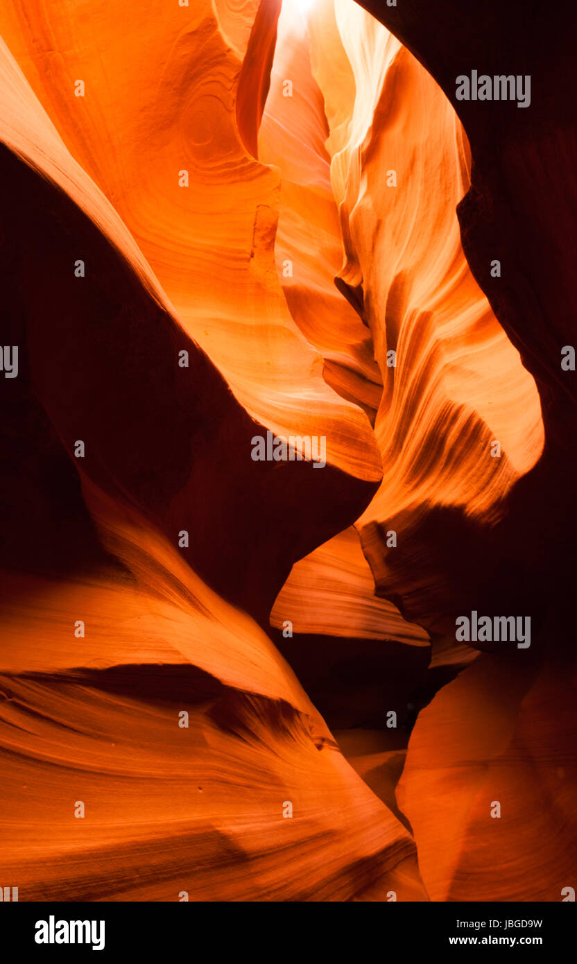 Ancient rock formations on Native American lands in the American ...