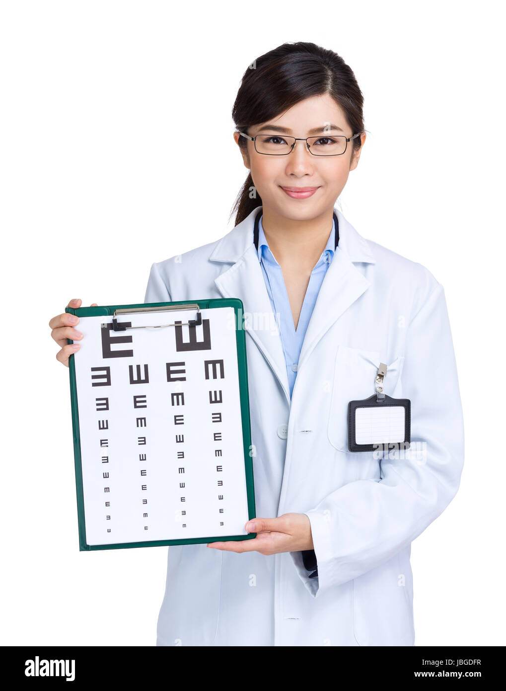 Asian doctor eye test chart hi-res stock photography and images - Alamy