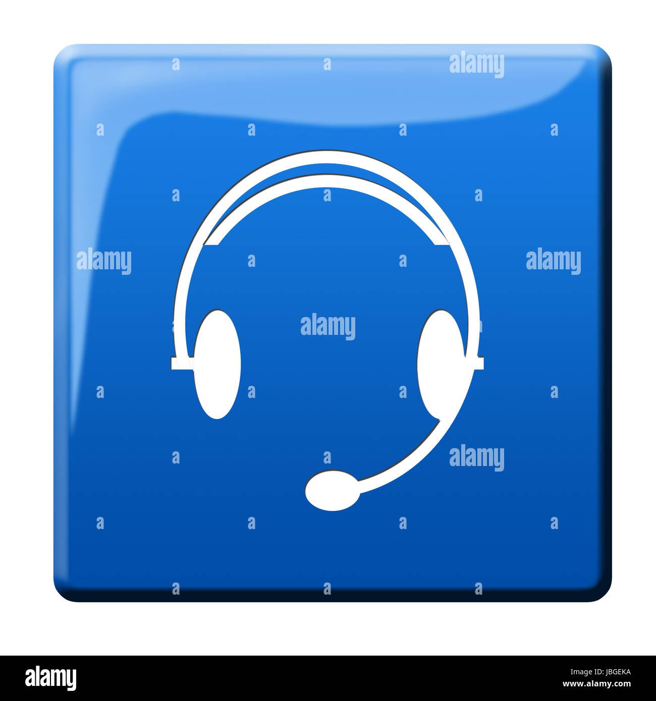 Headset pictogram Cut Out Stock Images & Pictures - Alamy