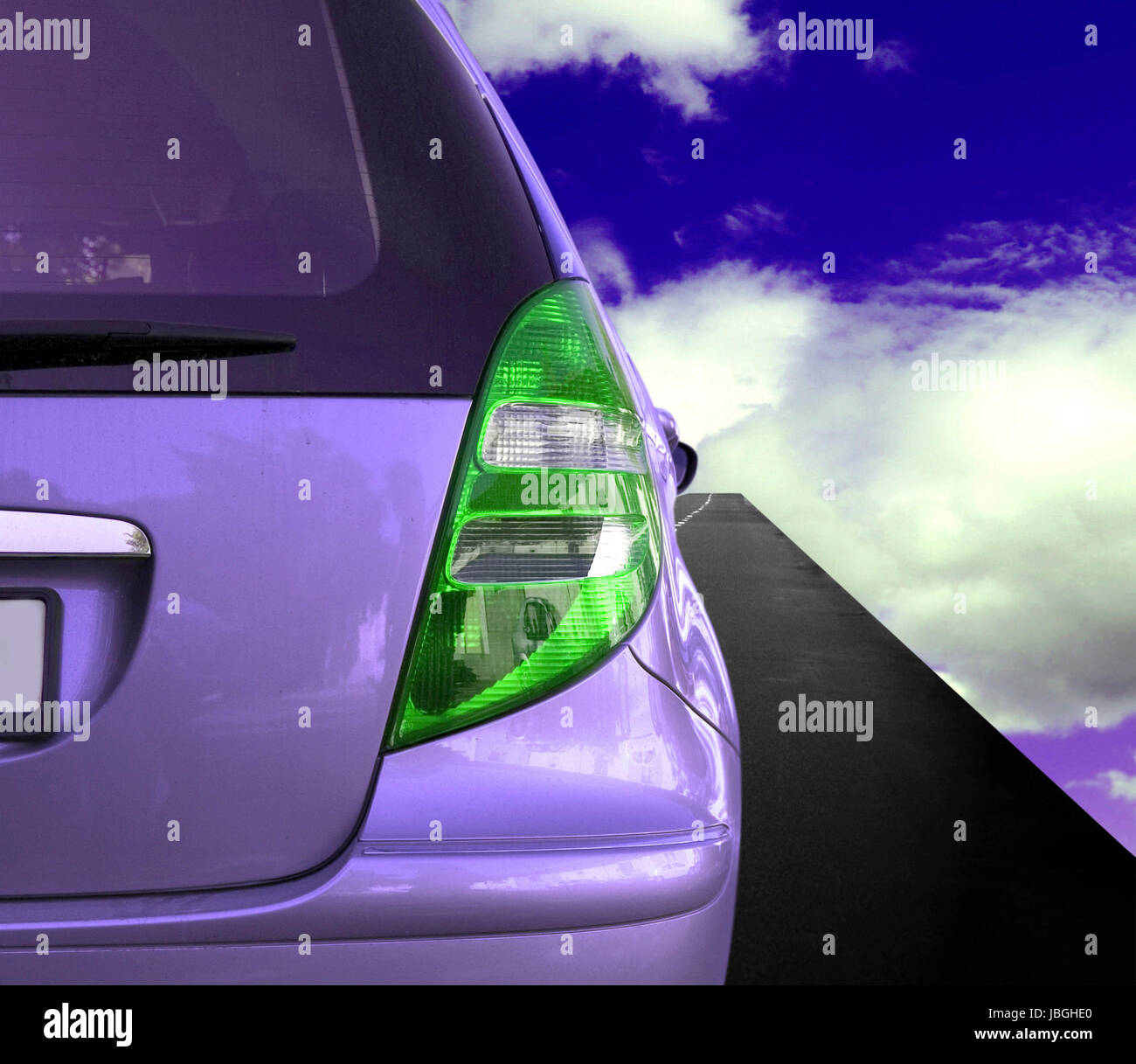 Car runing on the highway Stock Photo - Alamy