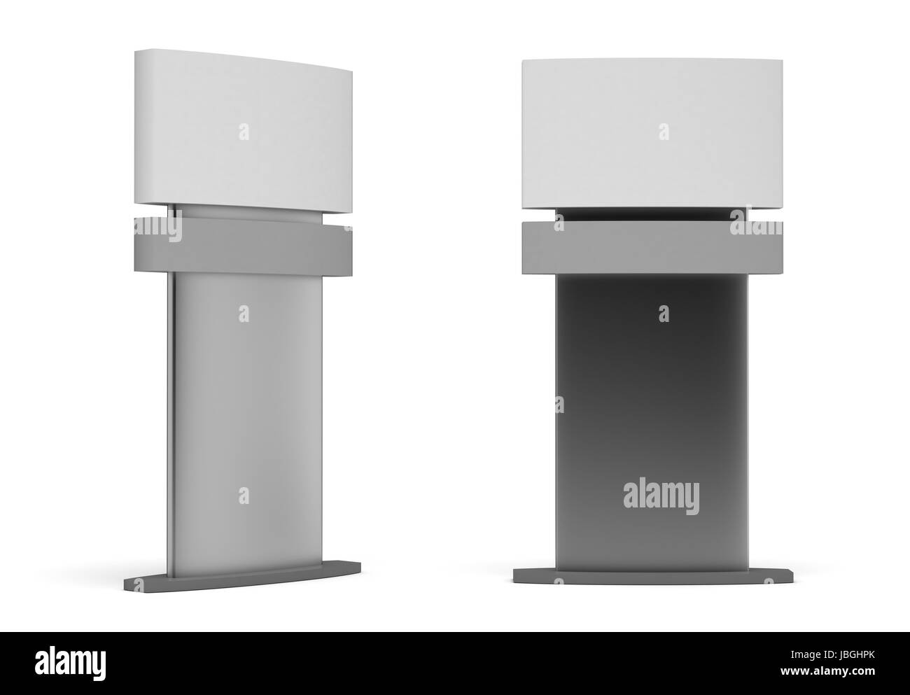 Blank Sign Tower Stock Photo - Alamy